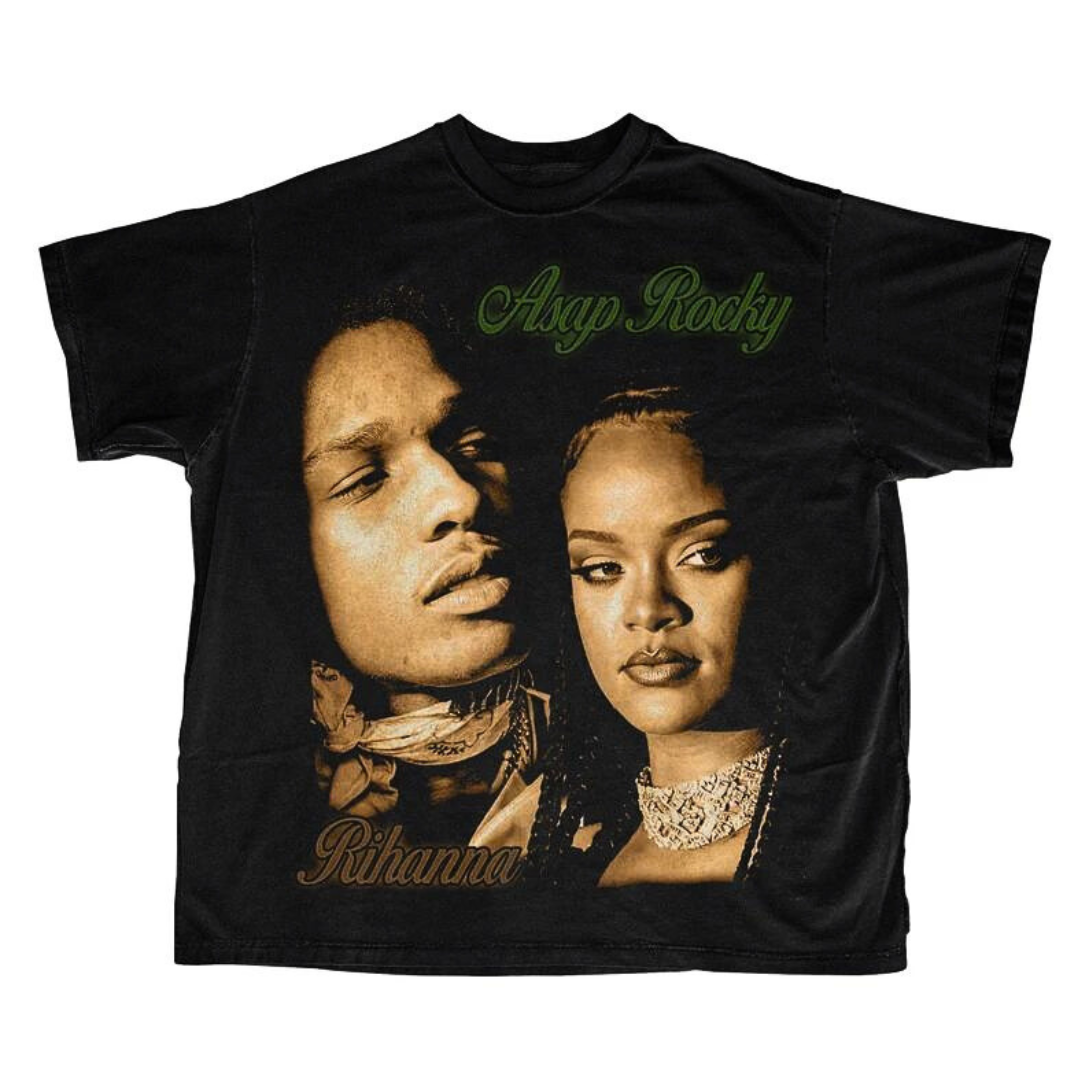 Camiseta Básica Asap Rocky And Riri – Saoko