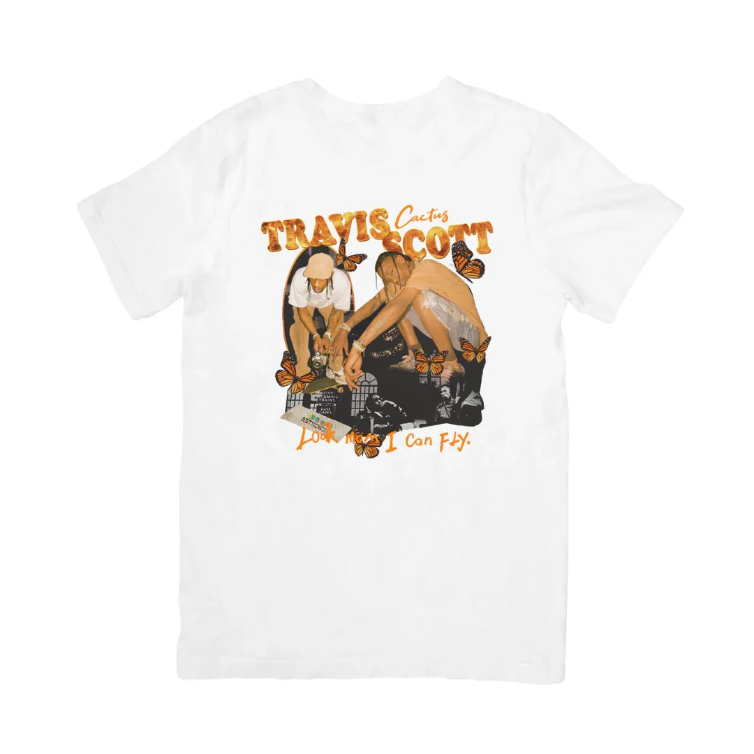 Camiseta Básica Travis Scott Rap Saoko