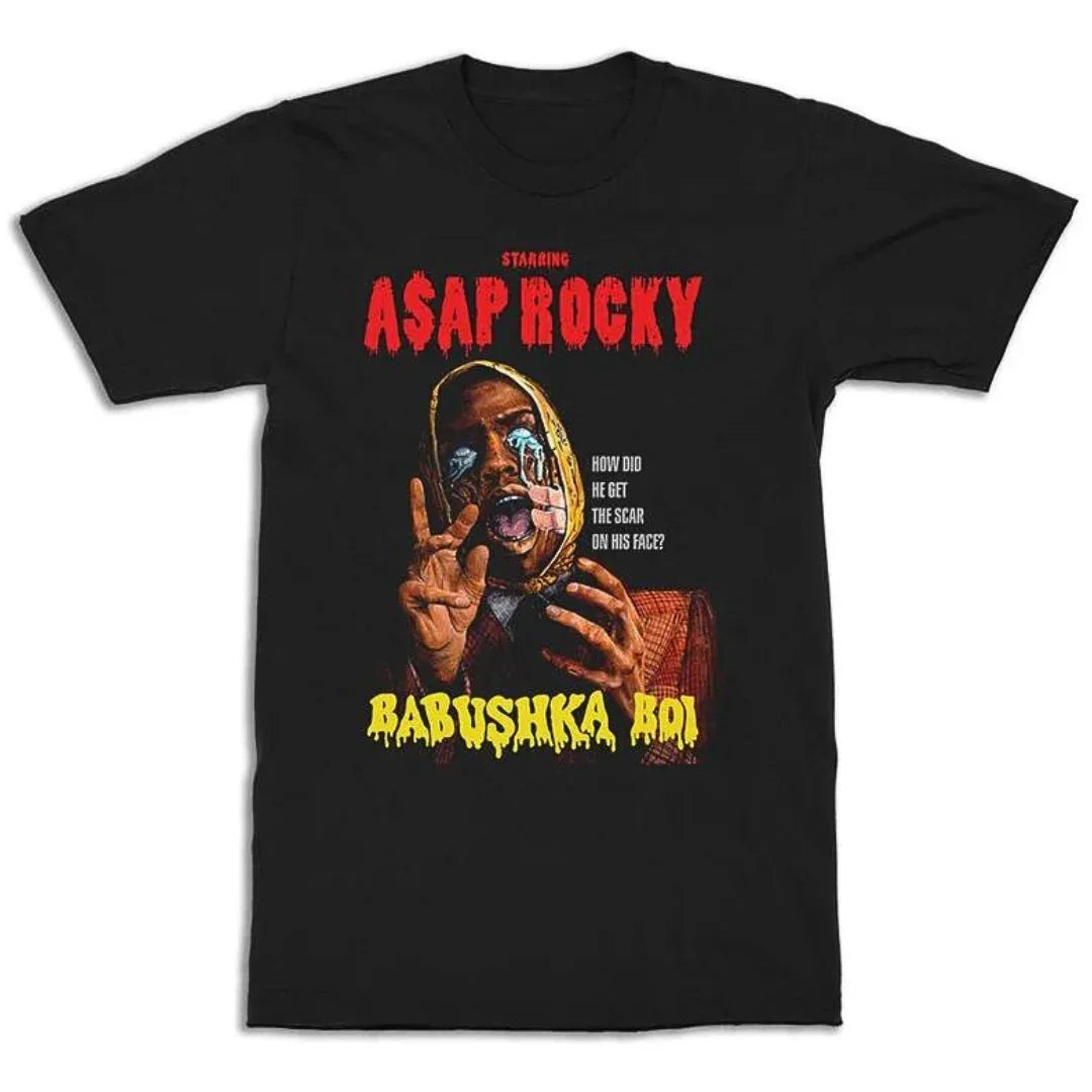 Camiseta Básica Asap Rocky Babushka Boi Saoko