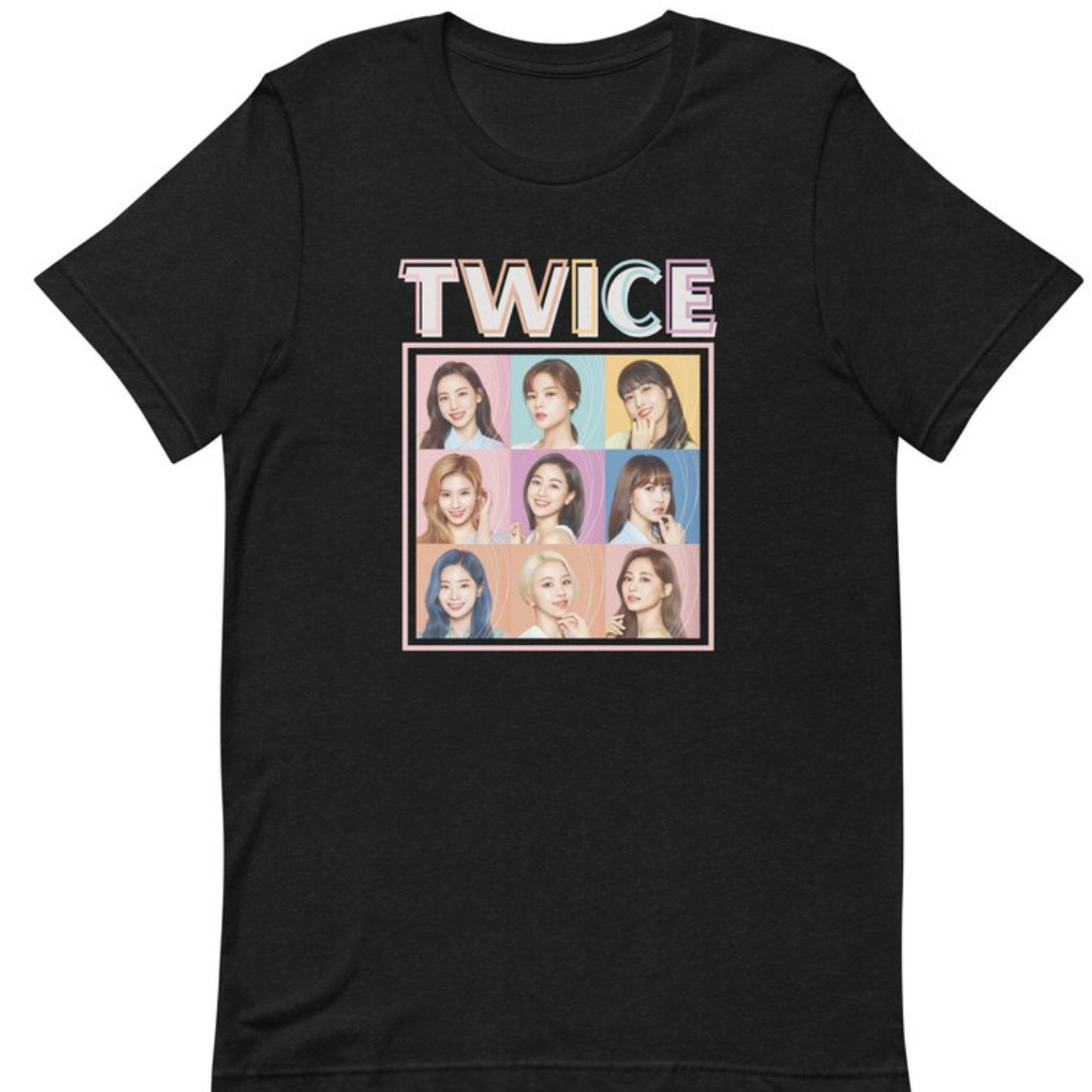 Camiseta Básica Twice Collab Cute – Saoko