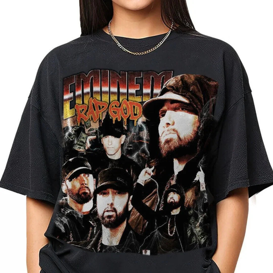 Camiseta Básica Eminem Rap God – Saoko