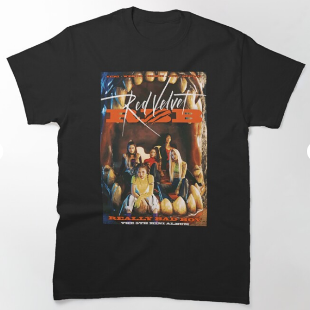 Camiseta Básica Red Velvet Really Bad Boy – Saoko