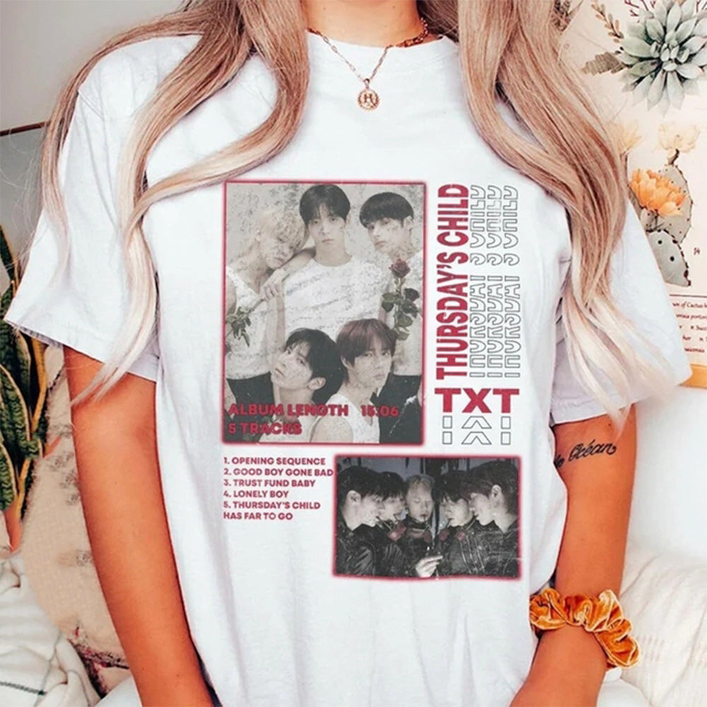 Camiseta Básica TxT Thursday's Child – Saoko